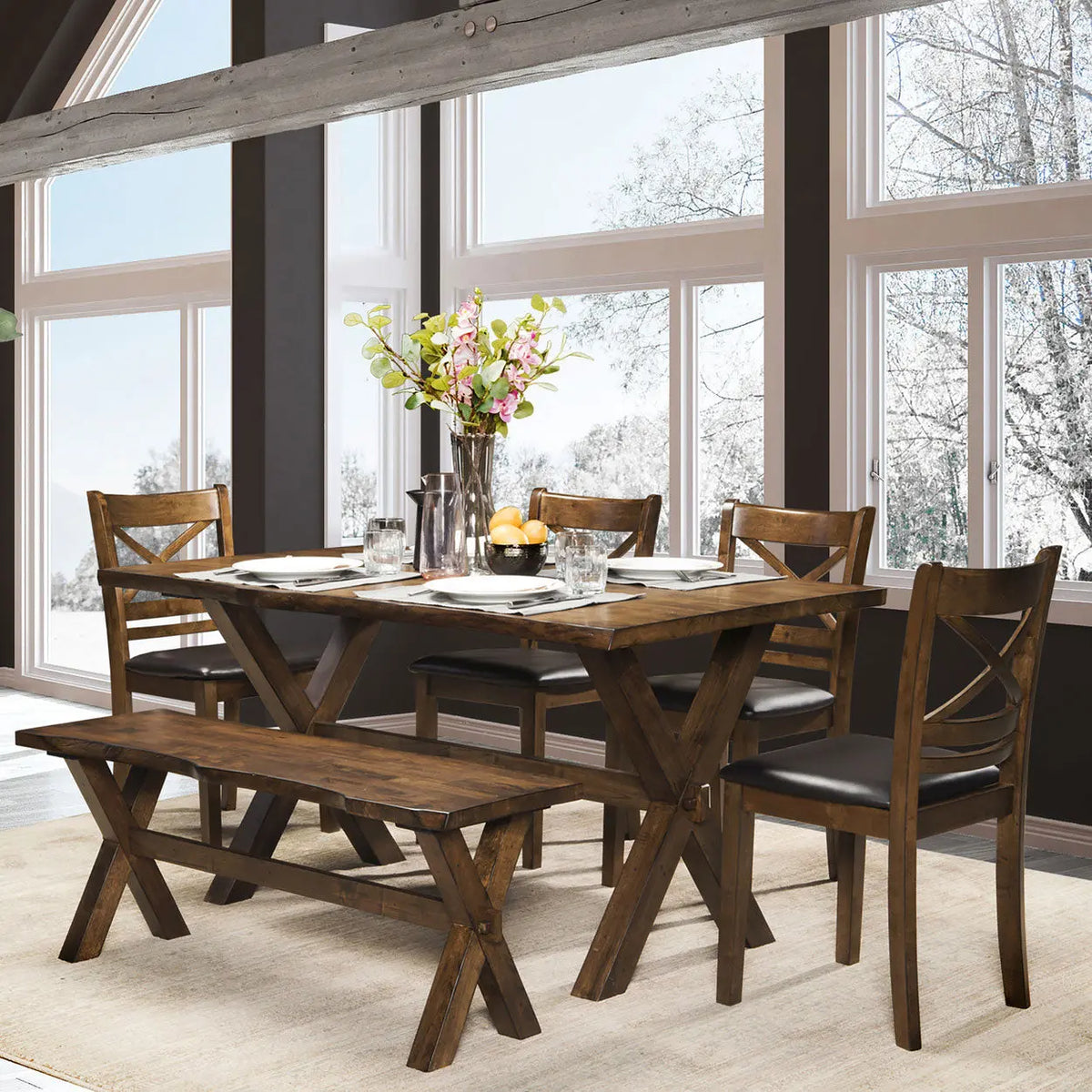 Pandora 6 pc Dining Set | Complete Home Furniture & Appliances