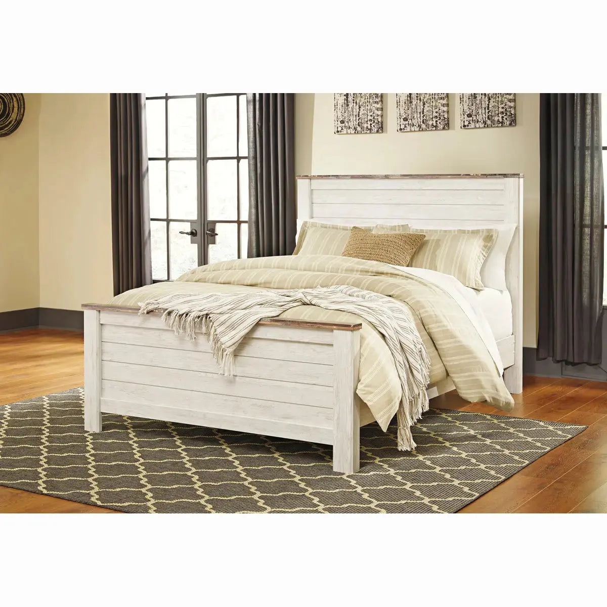 Ashley Willowton Panel Bed B267-57 - Complete Home Furnish