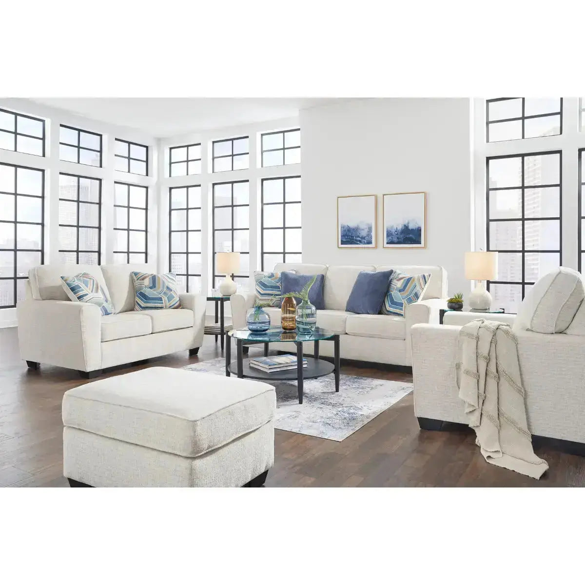 Ashley Cashton Sofa Set in Snow | Top Furniture Store in Brampton
