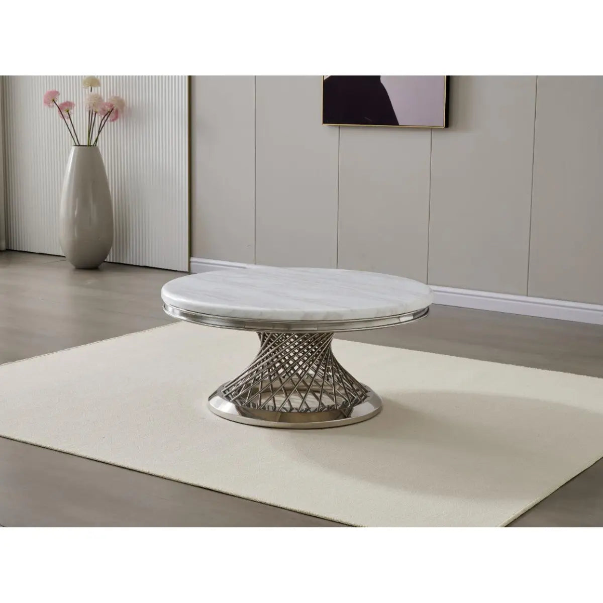 Remi 1730 Coffee Table in Silver | Top Furniture Store in Brampton