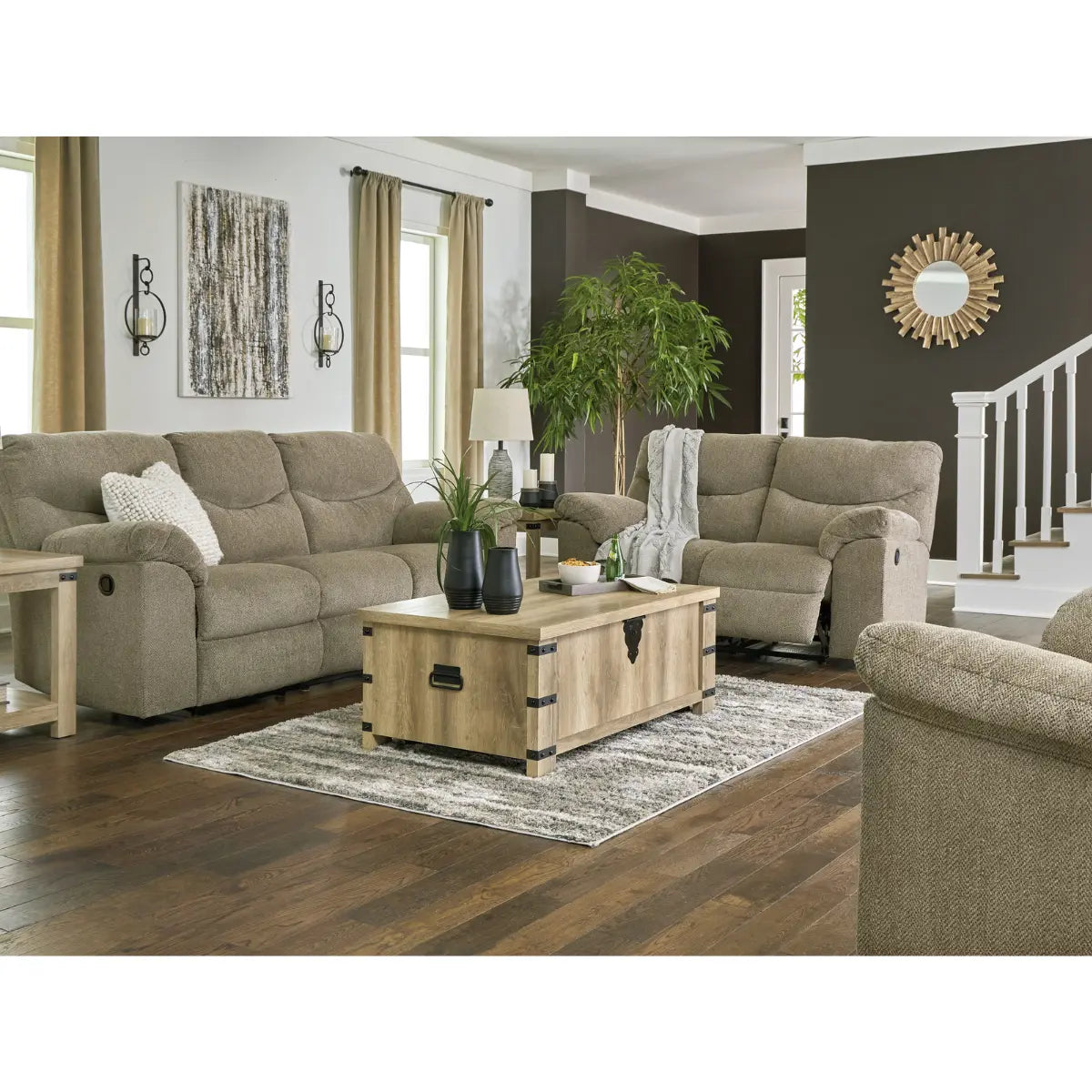 Ashley Alphons Reclining Sofa Set | Top Furniture Store in Brampton