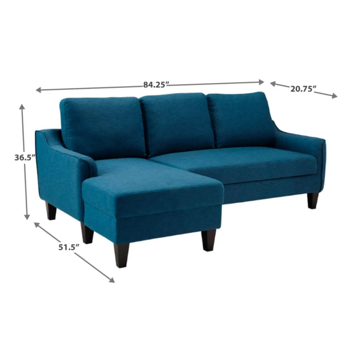 Ashley signature jarreau blue sofa chaise sleeper store